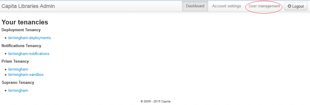 Prism Blog » Admin Console